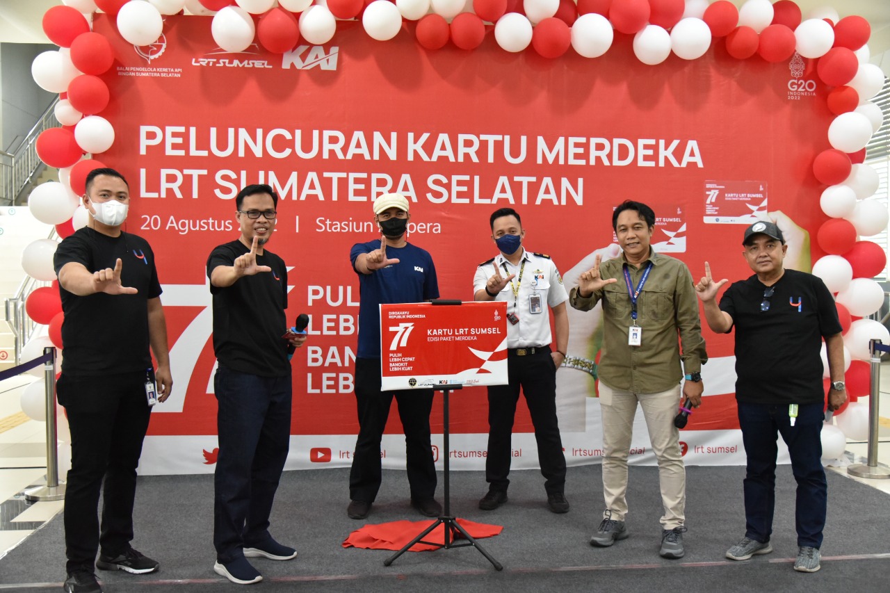 LRT Sumsel Luncurkan Kartu Merdeka, Tarifnya Rp 30 Ribu Sebulan ...